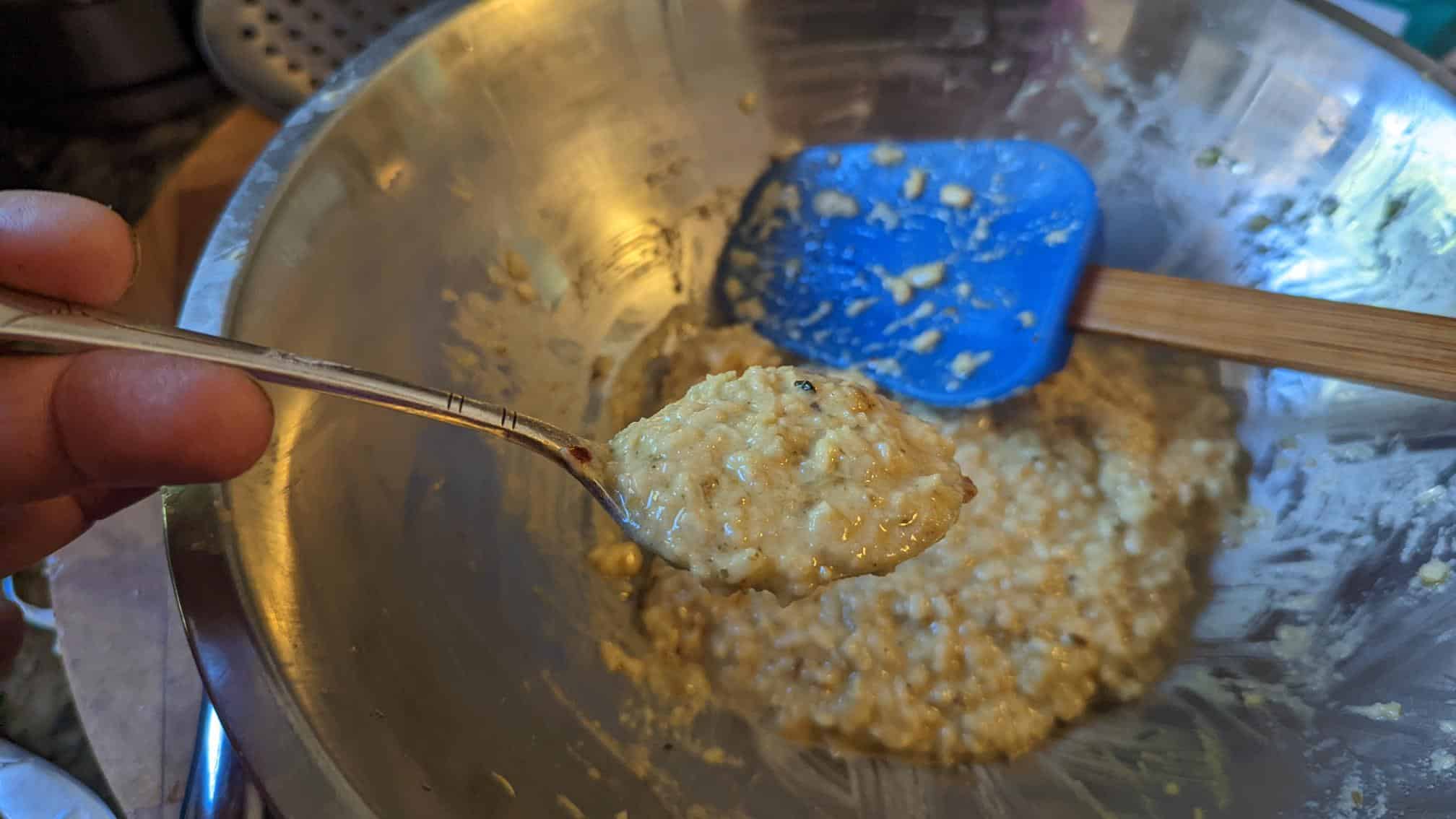 Burmese Spiced Split Pea Fritters - Kind Cooking